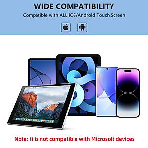 Stylus Pen for iOS&Android Touch Screens, Active Pencil for Samsung, Smart Digital Stylus Pens for Lenovo/Vivo/Mi/HUAWEI and Other Tablets, iPhone/Samsung/Google Pixel Smart Phones for Drawing&Writing