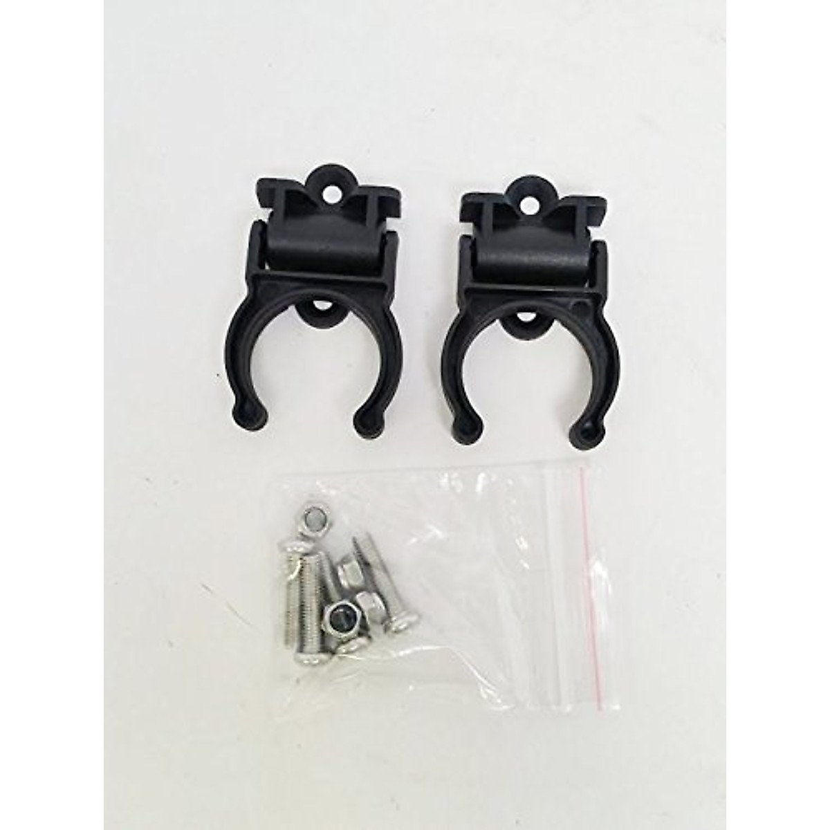 Pactrade Marine Boat Canoe Kayak Pair Of Black Folding Paddle Clip Kit