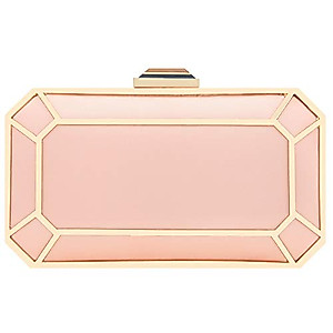 Fawziya Crystal Clutch Evening Bags Satin Purse For Party Night-Roe Gold