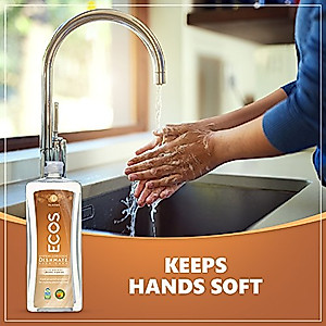 Earth Friendly Products Dishmate, Dishwashing Liquid, Natural Almond, 25 Ounce (Pack of 3)