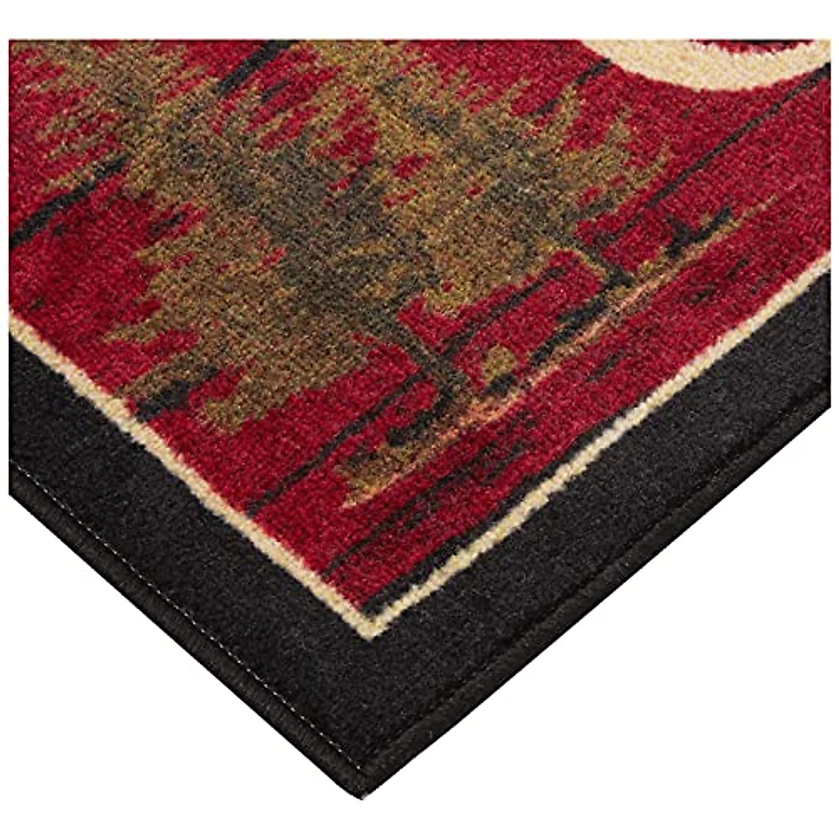 Cozy Cabin CC5268 Welcome to the Cabin Non Skid Rug 20"x44" Red