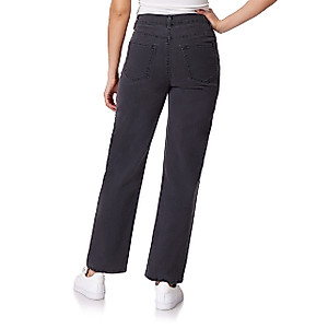 WallFlower Women's Dad Denim High-Rise Insta Vintage Juniors Jeans, Carbon, 9