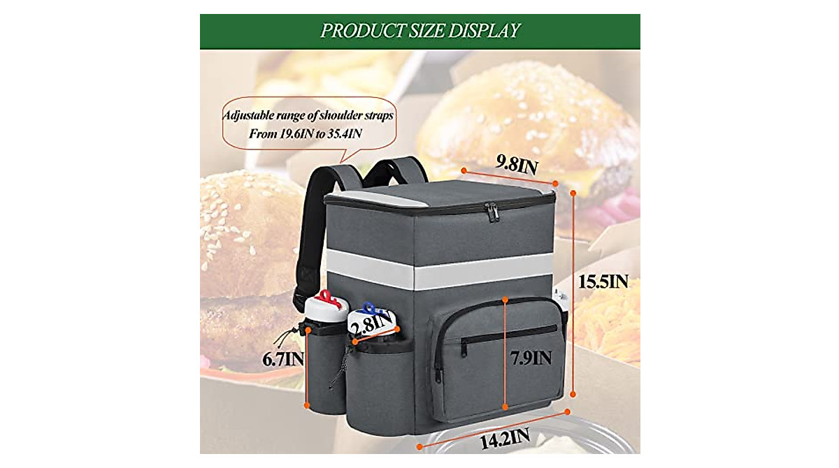 High-Quality Pizza Delivery Backpack for Hot & Cold Foods