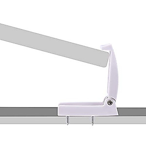 SnowyFox RV Baggage Door Catch 5Pcs, White Camper Door Holder, Baggage Door Latch Door Clip for RV Motorhome Camper Trailer