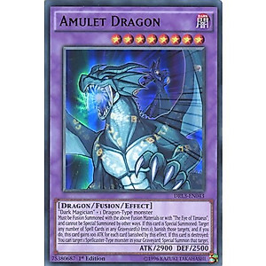 YuGiOh : DRL3-EN043 1st Ed Amulet Dragon Ultra Rare Card - ( Yu-Gi-Oh! Single Card ) by Deckboosters