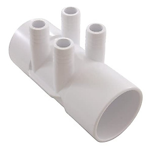 Waterway Spa Manifold 2in. S x 2in. S 4-Port 3/4in. Rib Barbed 672-7110