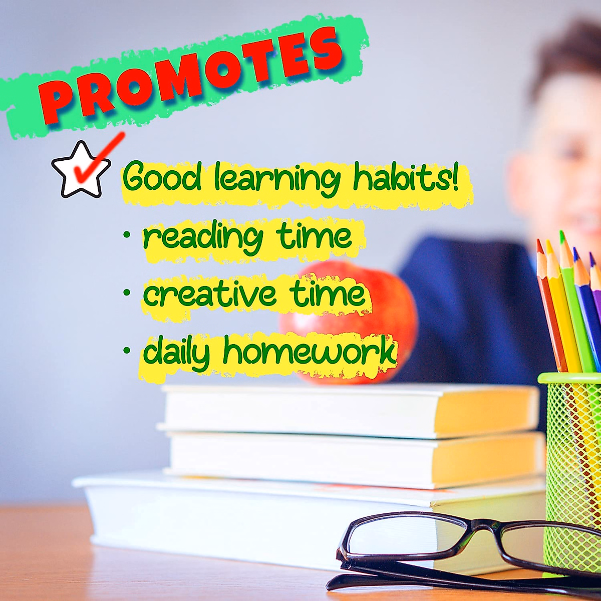 Goody Farm Daily Notepad Planner Checklist Pad - Child Habit Manner Chore Skill Kid To Do