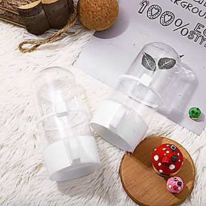 POPETPOP Automatic Bird Waterer Food Feeder - 2 Pcs Automatic Bird Water Bottle Drinker Container Food Dispenser Hanging in Birds Cage for Parrots Budgie Cockatiel Bird Lovers