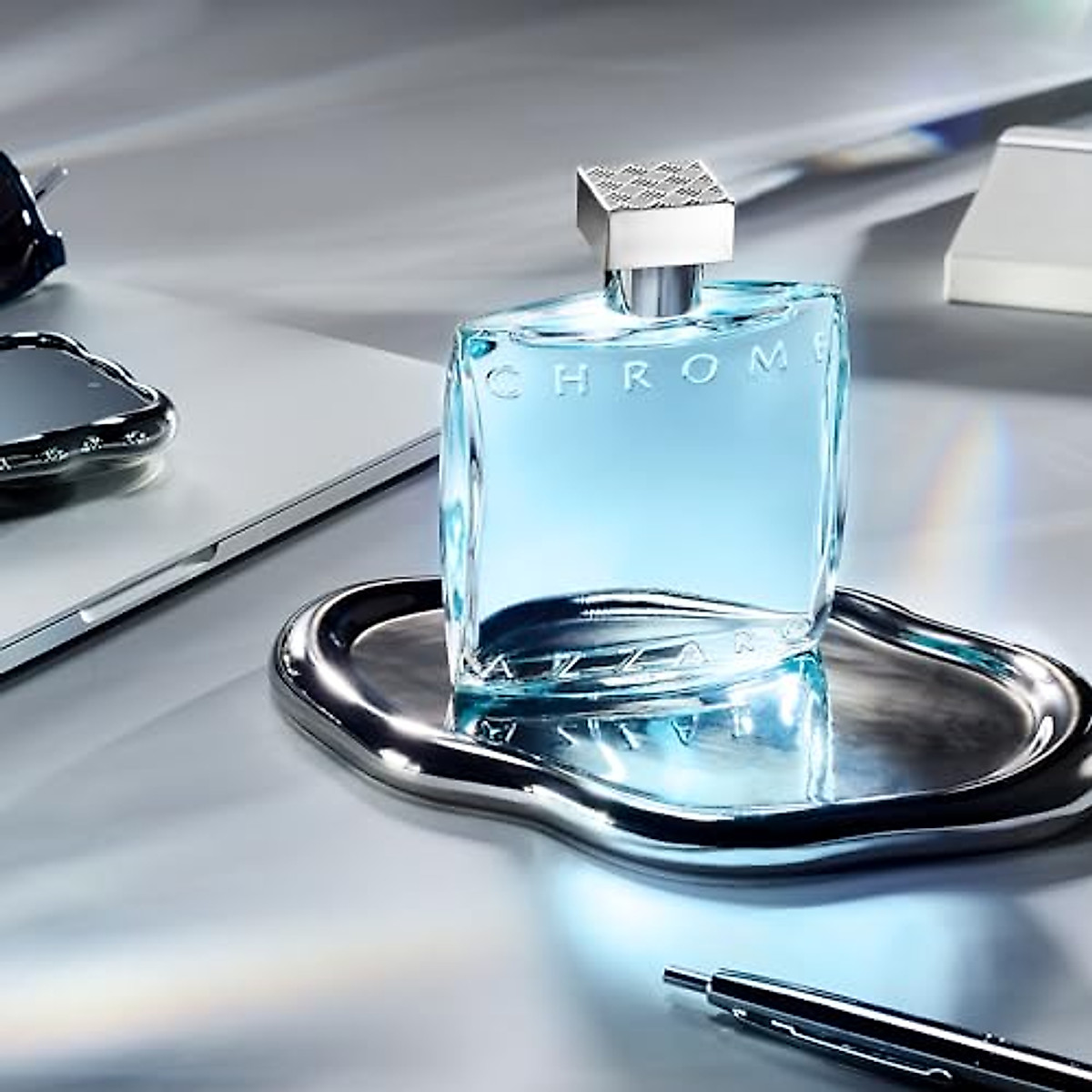 Azzaro Chrome Men's Aquatic Citrus, Woody, Musky Eau de Toilette