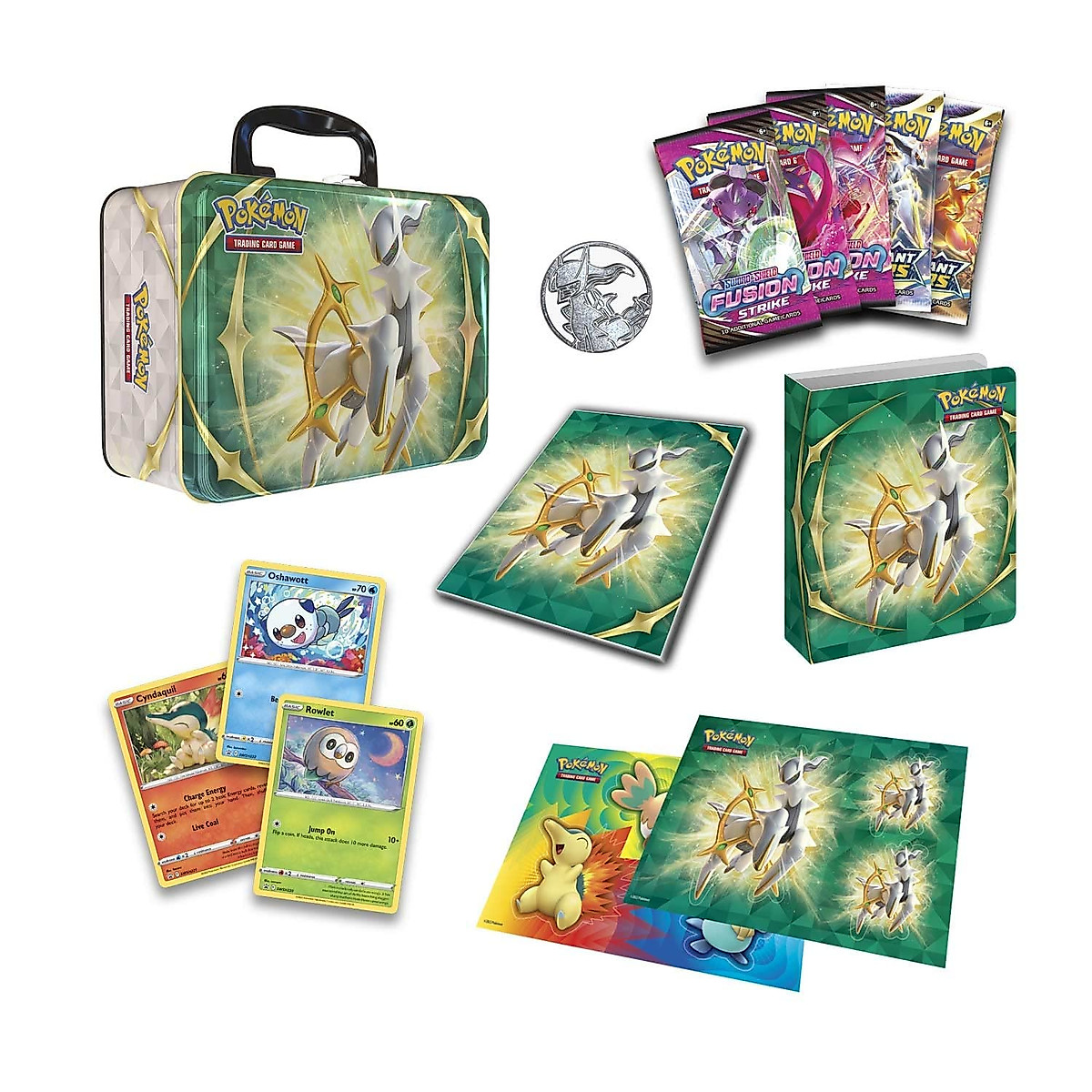 Pokemon TCG: Collector Chest Spring 2022: Rowlet/Cyndaquil/Oshawott, Multicolor, 210-85020