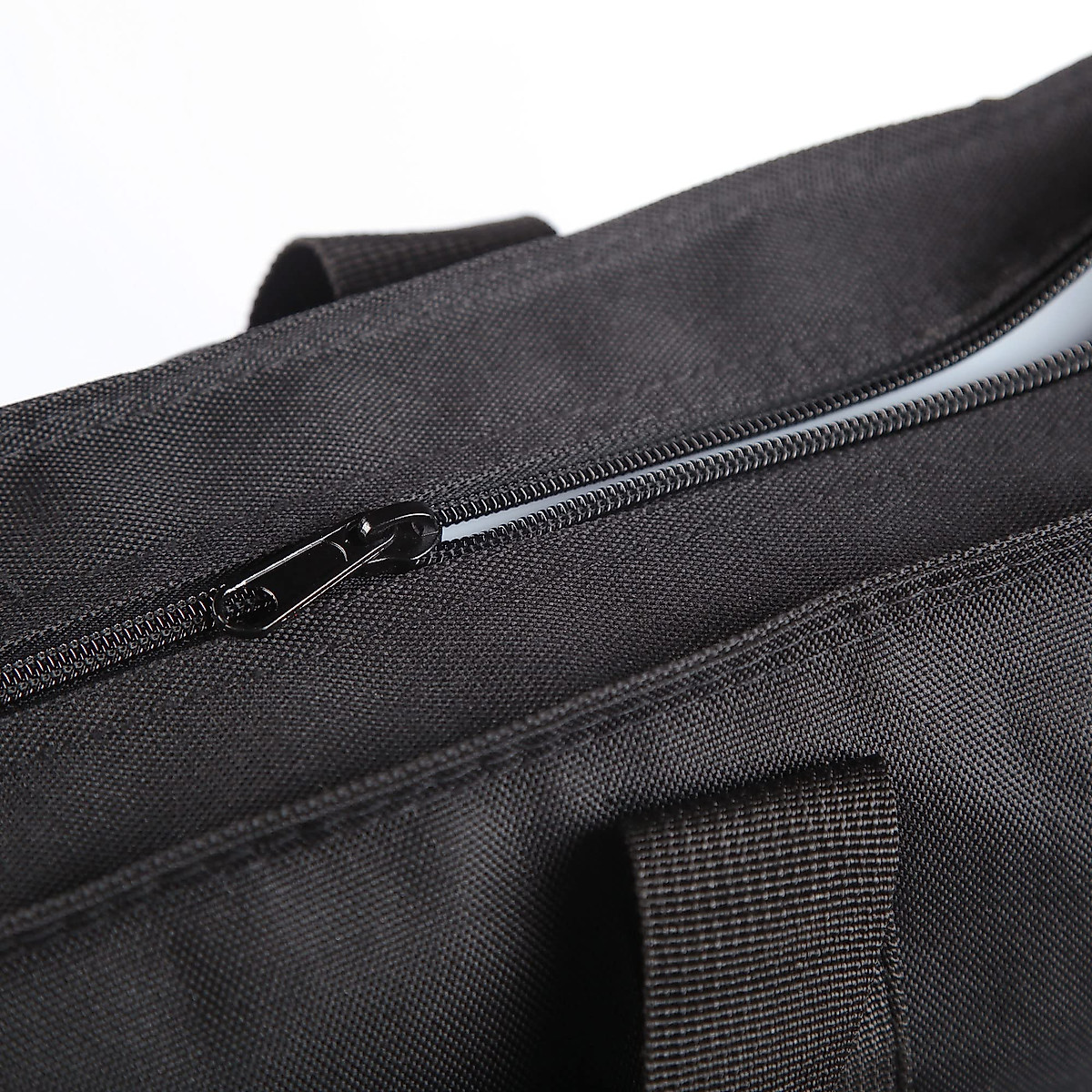 Jjring Dacron Light Weight Art Portfolio Tote Bag, 24x36" Black Carrying Storage Case For Poster, Sketching, and Drawing