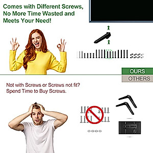 TV Stand Screws and Washers for Samsung TV Stand Screws Kit, for Samsung 32" 40" 43" 45" 50" 55" 60" 65" 70" 75" 80" 85" TV Legs Screws, TV Mount Screws for Samsung TV Stand Leg Screws