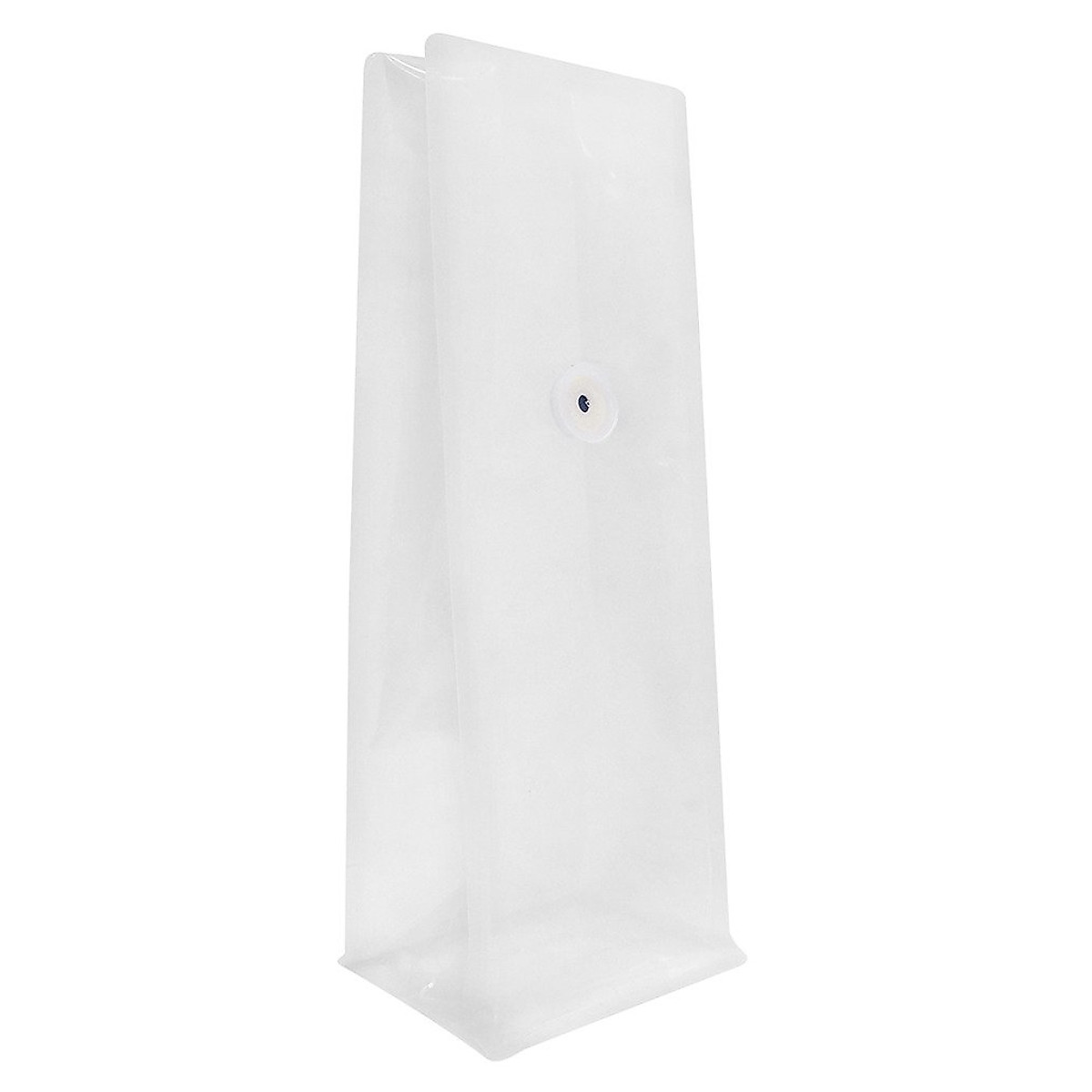 16 oz. Clear Poly Square Bottom Gusseted Bag w/ Valve (Block Bottom Bag, Flat Bottom Bag)