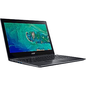 Acer Spin 5 SP513-53N-70KD 13.3" Touchscreen 2 in 1 Notebook - 1920 X 1080 - Core i7 i7-8565U - 16 GB RAM - 512 GB SSD - Steel Gray - Windows 10 Pro 64-bit - Intel UHD Graphics 620 - in-Plane Swi
