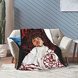 Jack Rapper Harlow Band Throw Blanket Soft Cozy Flannel Blankets Decor for Bed Couch Living Room Travel Outdoor 50"X40"