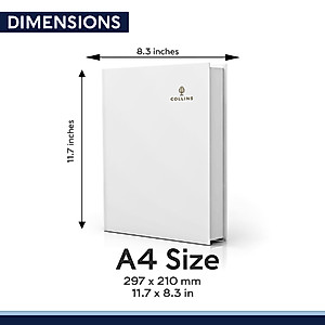 Collins Essential 2024 Daily Planner With Appointments - Daily Calendar 2024 Page A Day Diary, Journal & Appointment Book 2024 - A4 Size Business, Academic and Personal 2024 Planner Black (Maroon)