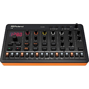 Roland AIRA Compact T-8 Beat Ultra-Portable Bass Machine Sounds | TR-REC Drum Sequencer | Six Rhythm Tracks | Built-in Effects | USB and MIDI Connectivity