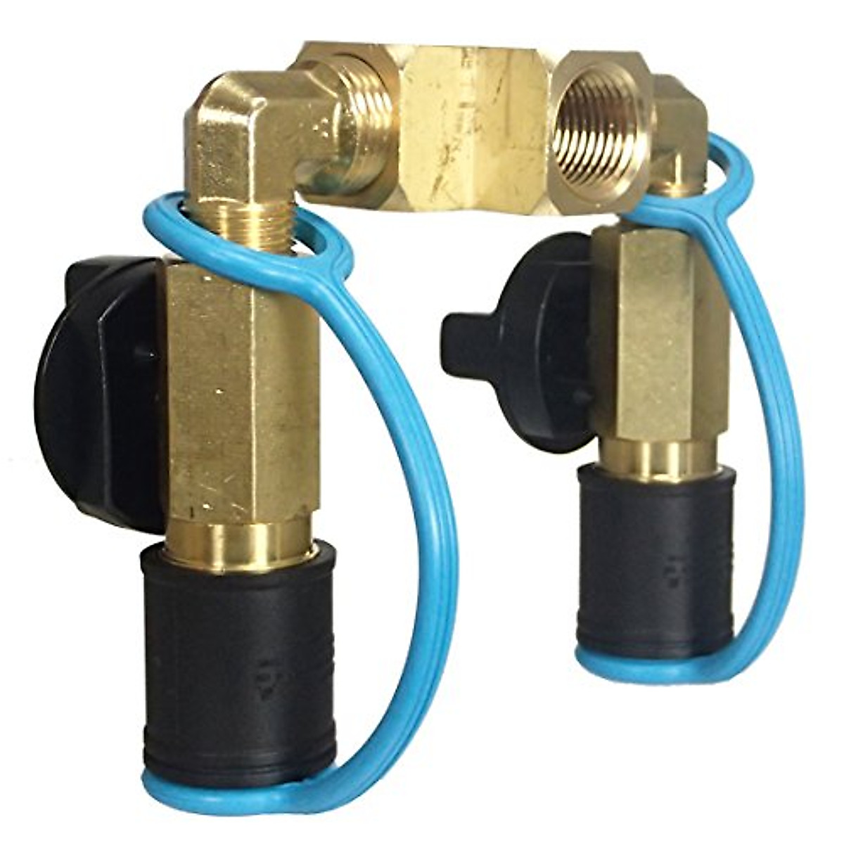 M.B. Sturgis Inc. Dual 3/8" Ball Valve Quick Disconnect~ Made in USA ~