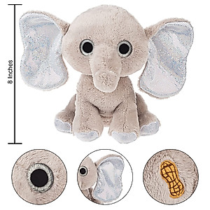 Webkinz 2021 Elephant Stuffed Animal Plush Toy, New Gray 8 inch