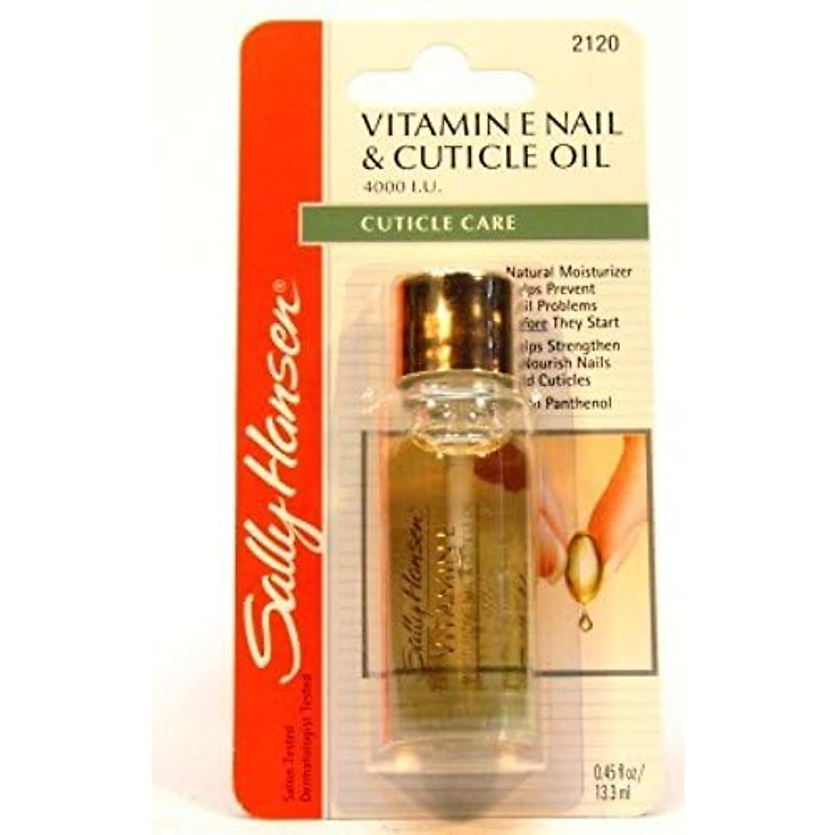 Sally Hansen Vitamin-E Nail & Cuticle Oil (2 Pack)