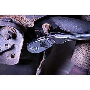 GEARWRENCH 4 Piece 1/4", 3/8" & 1/2" Drive 90 Tooth Full Polish Flex-Head RATCHET Set - 81230T, Multicolored