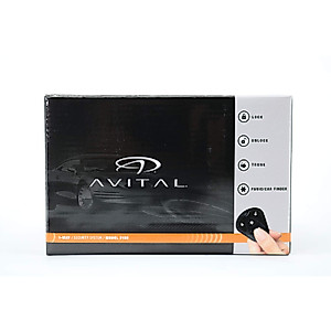 Avital 3100L 3100 1-Way Security System with Siren & Two 4-Button Remotes