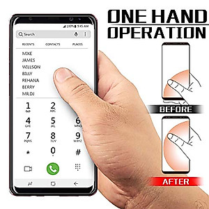 eSamcore Samsung Galaxy S8 Case Ring Holder Kickstand Cases + Dashboard Magnetic Phone Car Mount [Rose Gold]