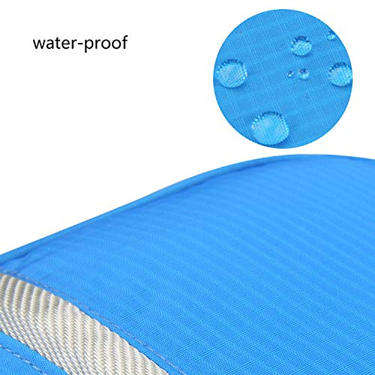 Relavel Cosmetic Pouch Toiletry Bags Travel Business Handbag Waterproof Compact Hanging Personal Care Hygiene Purse (Blue)