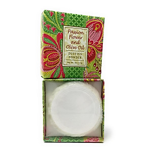 Greenwich Bay Trading Co. Dusting Powder, 4 Ounce, Passion Flower and Olive Oil