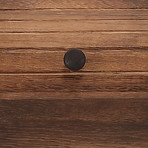 Kichvoe Wooden Rice Containers: 5KG Rice Storage Dispenser with Sliding Lid Reusable Food Bucket Cereal Container Flour Storage Bin Container for Rice, Cereal, Flour, Dry Food Coffee-11.40X9.43X8.06in