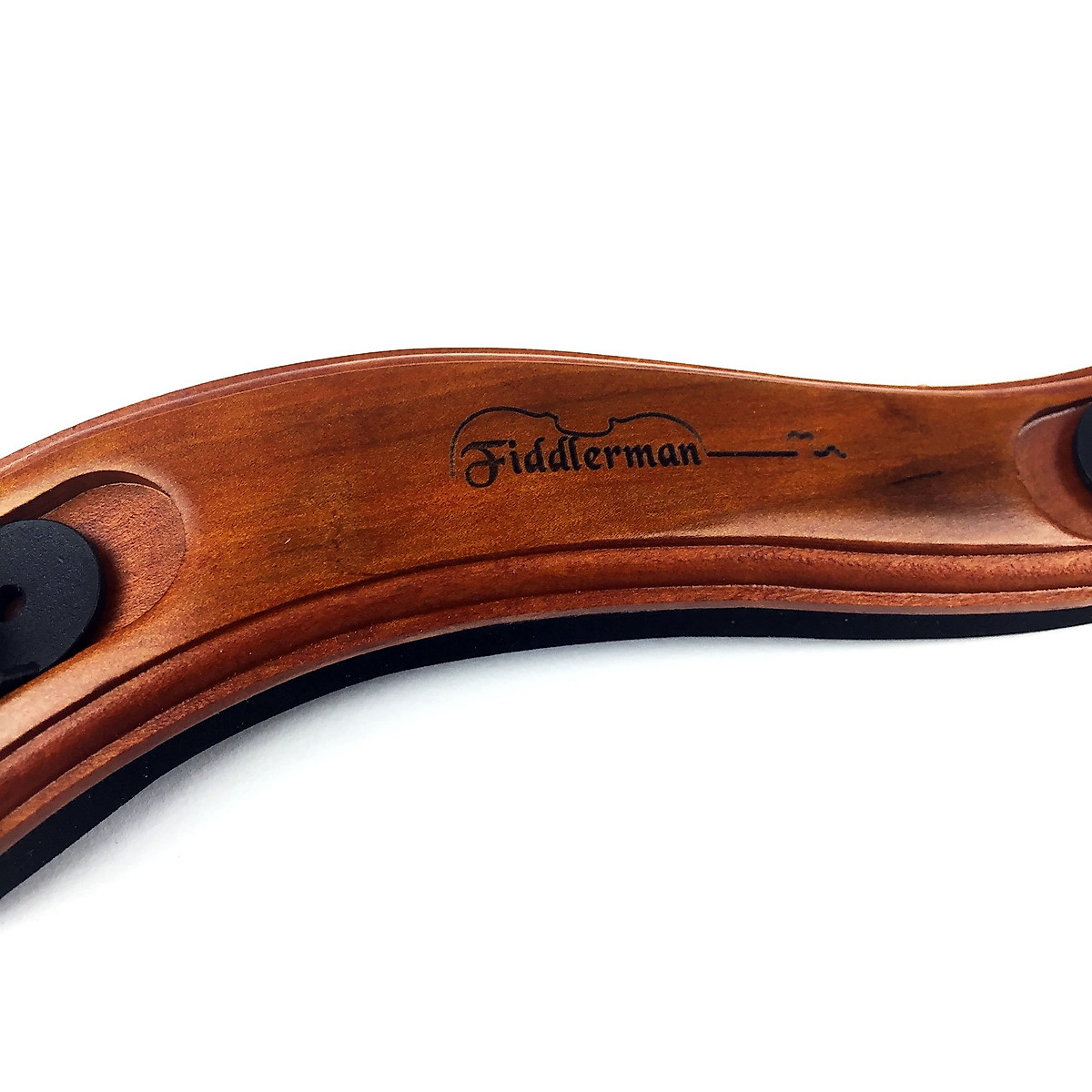 Fiddlerman Wood Violin Shoulder Rest for 4/4 and 3/4 with Collapsible and Height Adjustable Feet