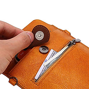 Crossbody Cell Phone Purse Credit Card Holder Wallet，Women PU Leather Multicolor Handbag with Adjustable Strap