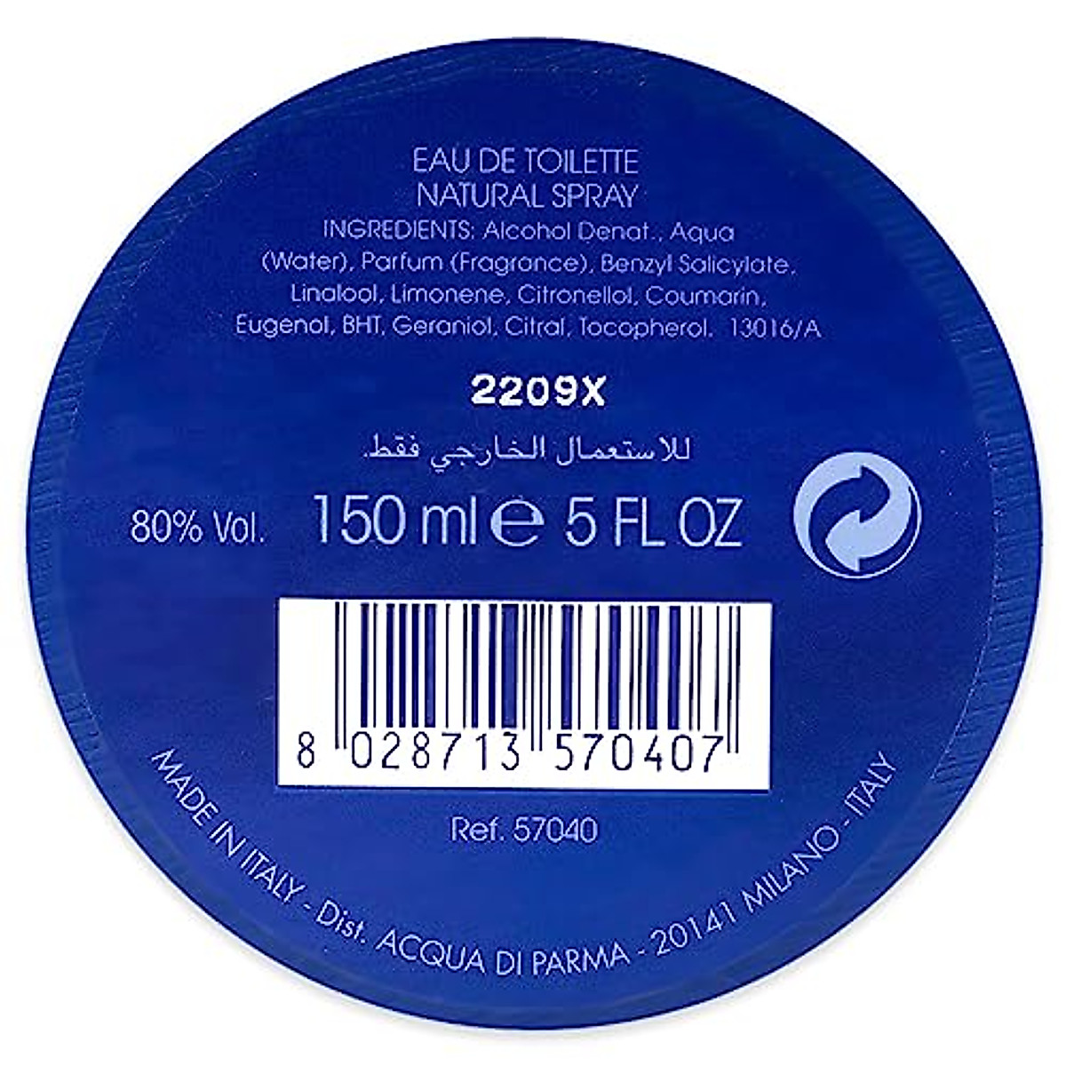 Acqua Di Parma Blu Mediterraneo Cipresso Di Toscana EDT Spray Women 5 oz