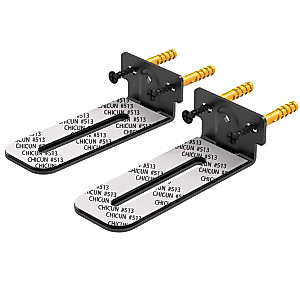 Agandax Soundbar Wall Mount Bracket Universal Soundbar Mount Shelf Depth Adjustable for Bose, Samsung, Vizio, LG, Dolby Atmos Soundbars (Black: V01)