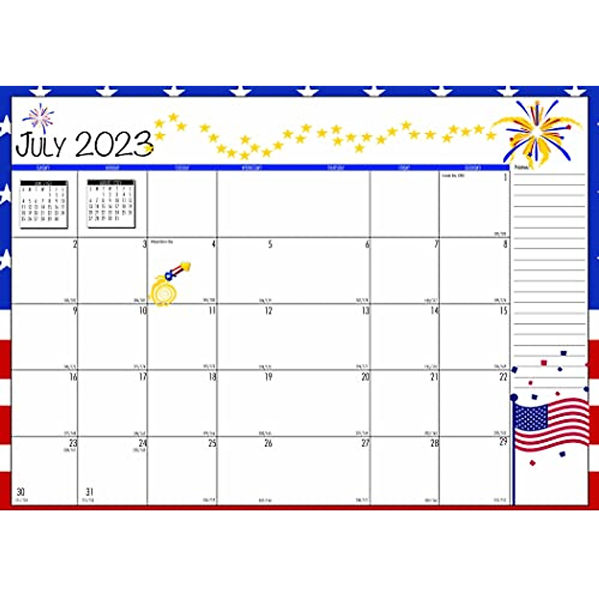 House of Doolittle Seasonal Monthly Planner, Seasonal Artwork, 10 x 7, Light Blue Cover, 12-Month (Jan to Dec): 2023