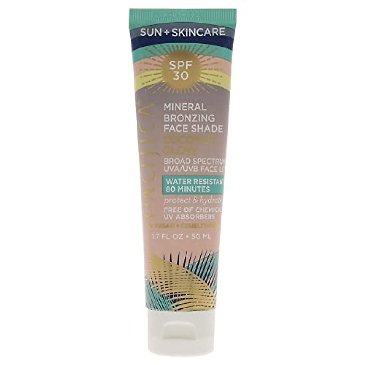 Pacifica Mineral Bronzing Face Shade SPF 30 - Coconut Glow Sunscreen Unisex 1.7 oz