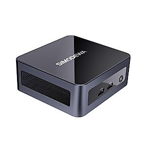 SIMODEWA Mini PC - 12TH Intel Alder Lake - N N95 up to 3.4 GHz, 16GB DDR4/512GB NVMe SSD, Windows 11 Pro, 4K Display Dual HDMI, USB 3.0 * 4, WiFi 5 BT 4.2 for Office and Home Using