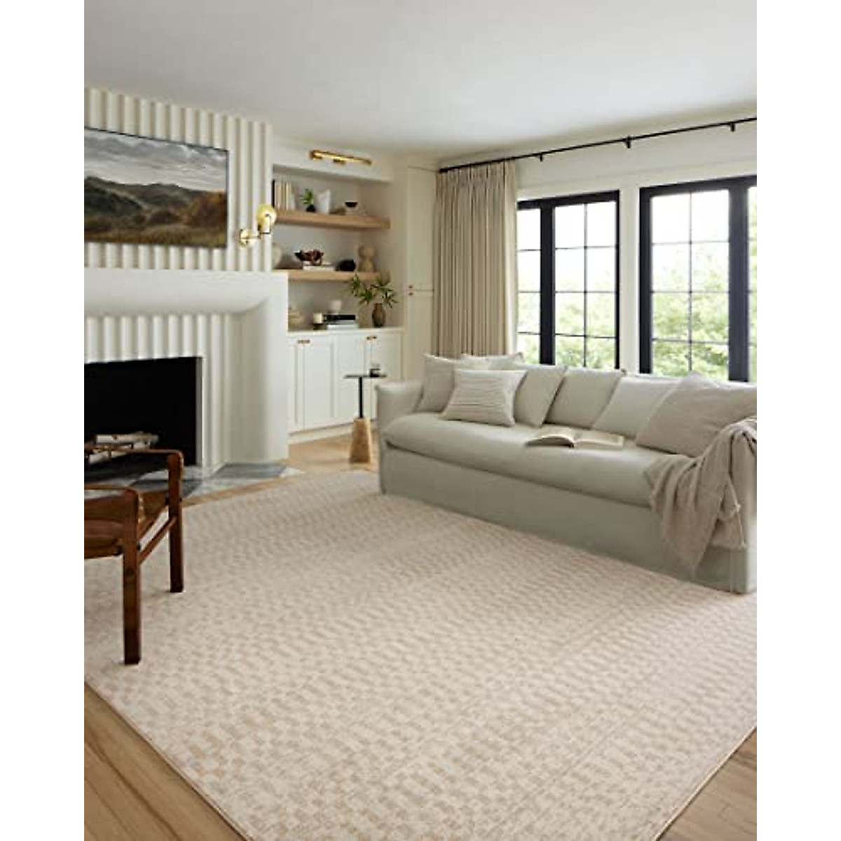 Loloi II Kamala Collection KAM-05 Ivory/Natural, Transitional 7'-10" x 10' Area Rug