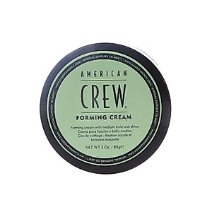 Men's Hair Forming Cream by American Crew, Like Hair Gel with Medium Hold with Medium Shine, 3 Oz (Pack of 2)