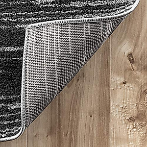 nuLOOM Lexie Ombre Runner Rug, 2' 6" x 6', Black