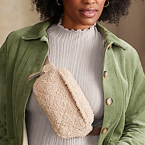 Vera Bradley Women's Cotton Mini Belt Bag Sling Crossbody, Ginger Snap, One Size