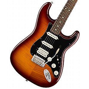 Fender Player Plus Top Stratocaster Electric Guitar, Tobacco Burst, Pau Ferro Fingerboard