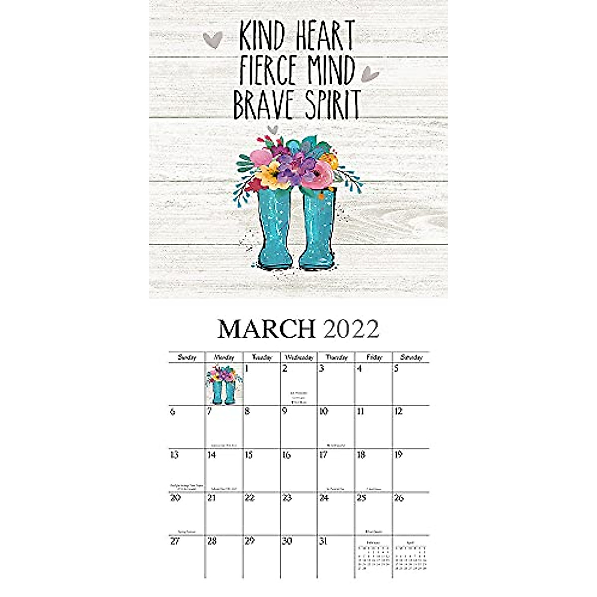 Love The Journey 2022 12 x 12 Inch Monthly Square Wall Calendar by Hopper Studios, Stationery Design Photography