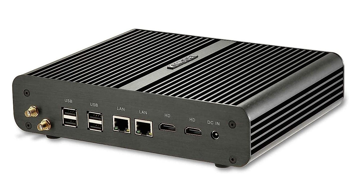 KINGDEL Fanless Mini Desktop Computer, Mini PC with Intel i7 CPU, 16GB ...