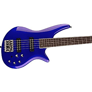 Jackson JS Series 5-String Spectra Bass JS3V, Indigo Blue, Laurel Fingerboard