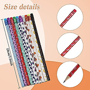 Outus 60 Pieces Scented Pencils for Kids Scented Pencils Bulk HB Graphite Pencil School Stationery Party Reward Supplies for Boys Men Women Girls (Natural Style)