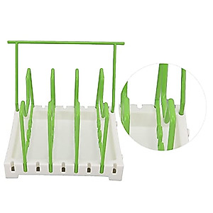 Cutting Board Rack,Pot Lid Holder Rack for Pots,Chopping Board Organizer Stand Holder Pan Lids Rack Organizer Cutting Board Organizer(green)
