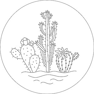 Blooms & Succulents Embroidery Pattern Transfers (set of 10 hoop designs!)
