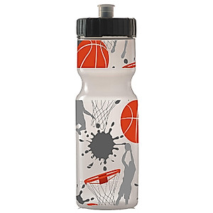 50 Strong Kids Water Bottle | 22 oz. BPA- Free Sports Squeeze Water Bottles with Pull Top Cap |Perfect Water Bottle for School | Reusable & Durable for Boys & Girls | Made in USA