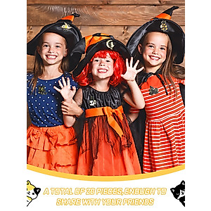 Ferraycle 20 Pieces Cat Enamel Pins Bulk for Backpack Cute Enamel Brooch Pins Set Black Cat Lapel Pins Witchy Enamel Brooch Pins for Women Men Girls DIY Badges Clothing Jacket Bags Halloween Gifts